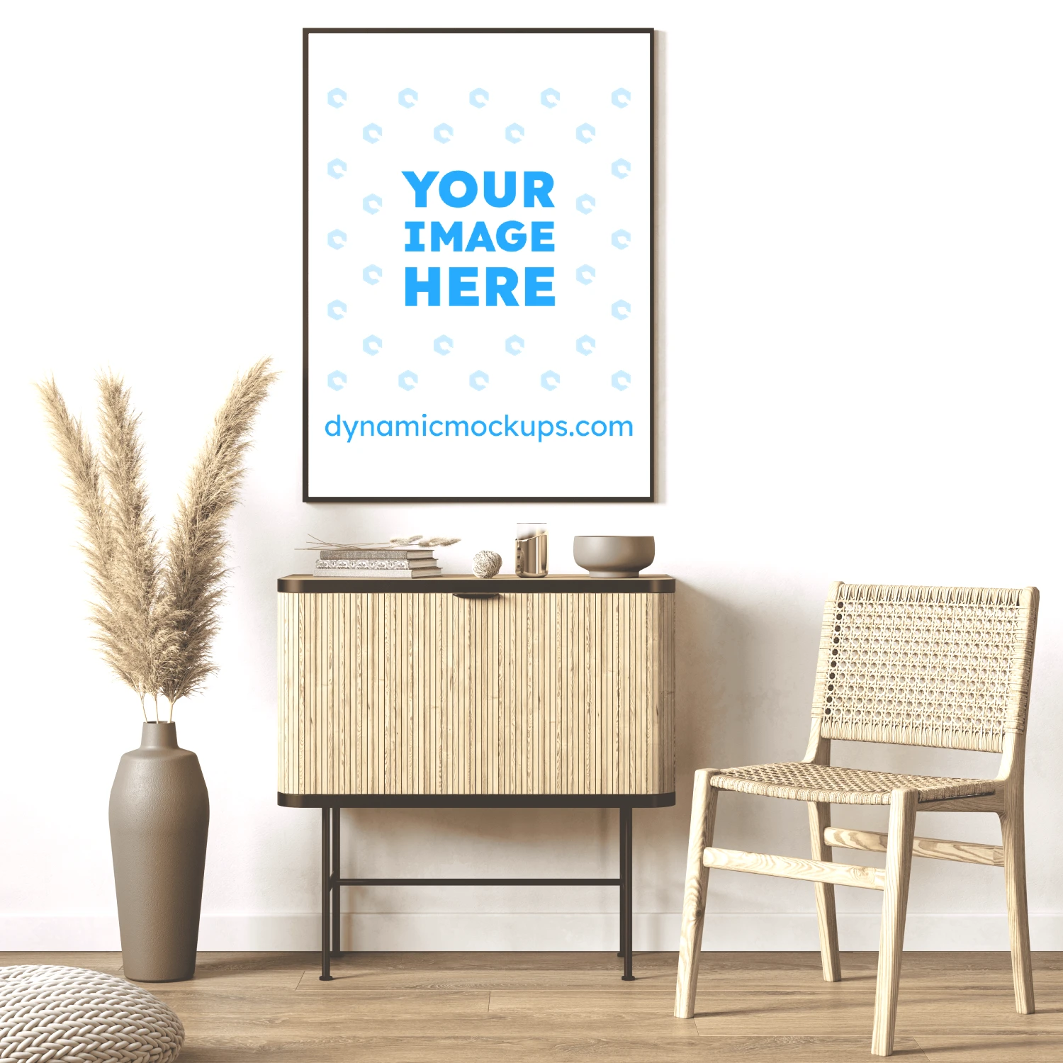 Interior Frame Wall Art Mockup Template #1468 + PSD | Use It Now